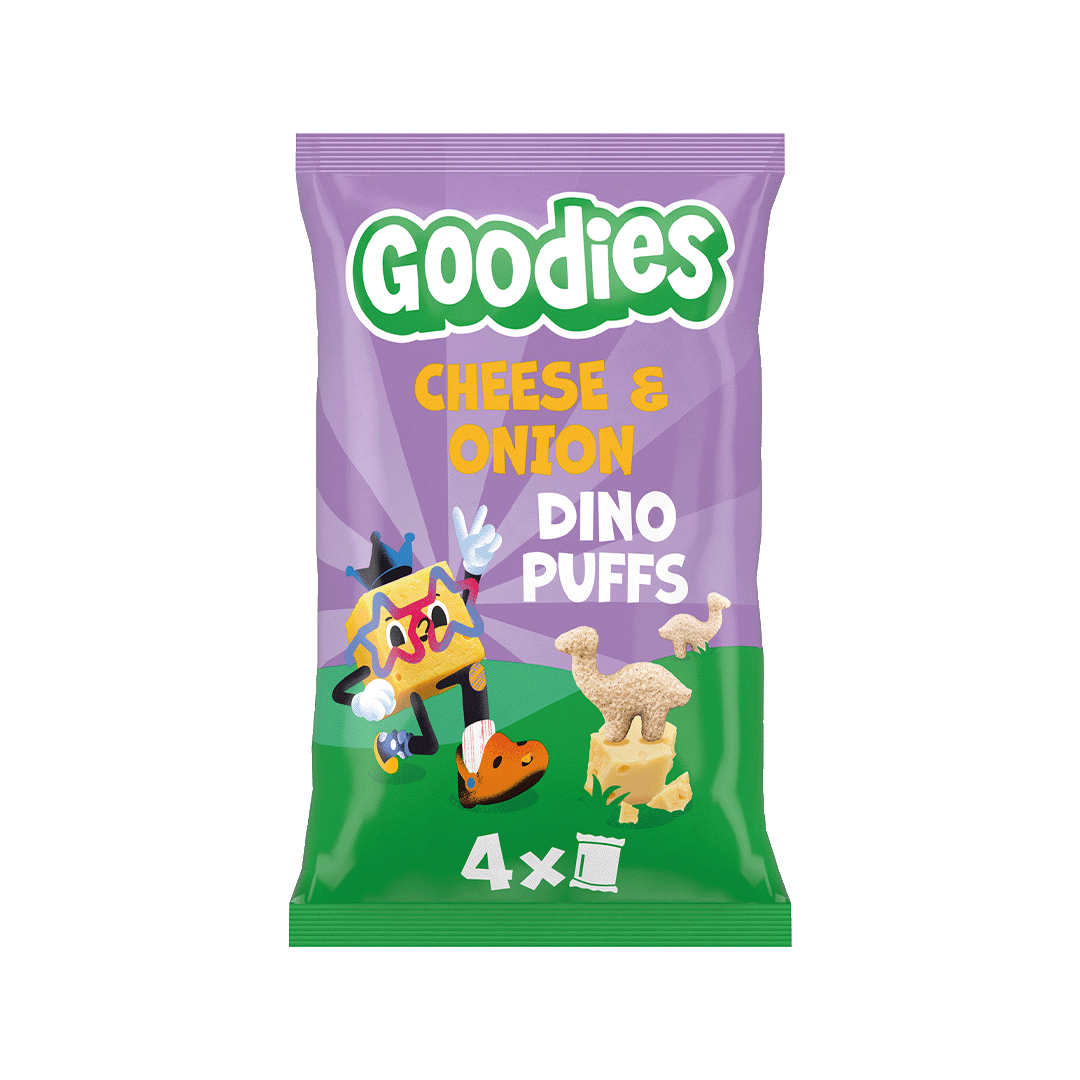 Goodies Cheese & Onion Dino Puffs | Goodies